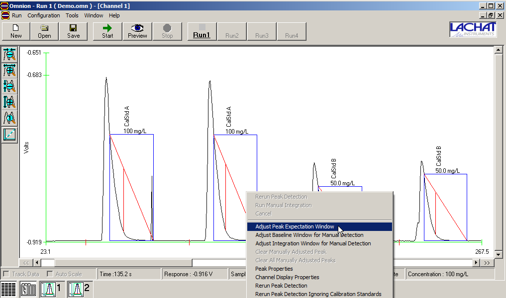 Peaks are not being integrated properly by the Lachat software. Is ...